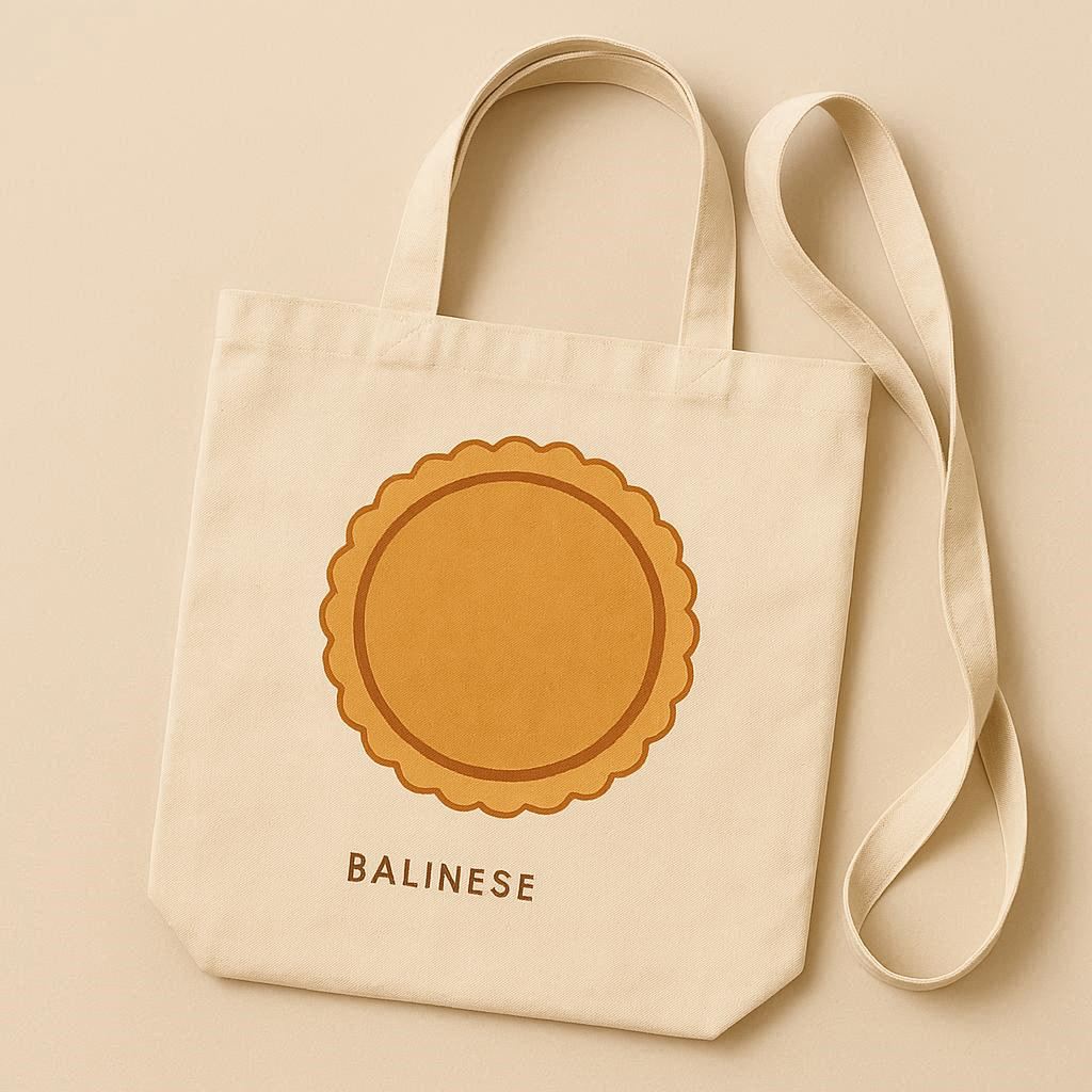 Inspirasi Desain Tote Bag dari Bentuk Pie Susu yang Unik dan Estetik